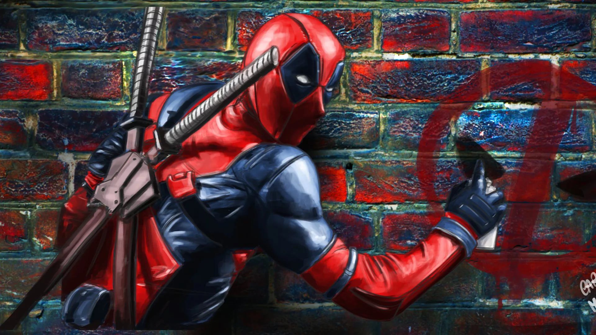 Cool Deadpool Wallpaper Download - Deadpool Wallpaper Graffiti ...