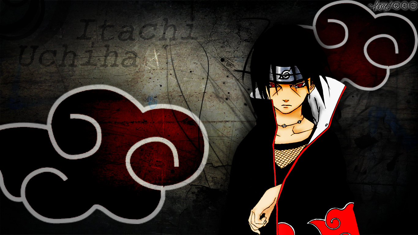 carta da parati itachi,cartone animato,font,disegno grafico,anime ...