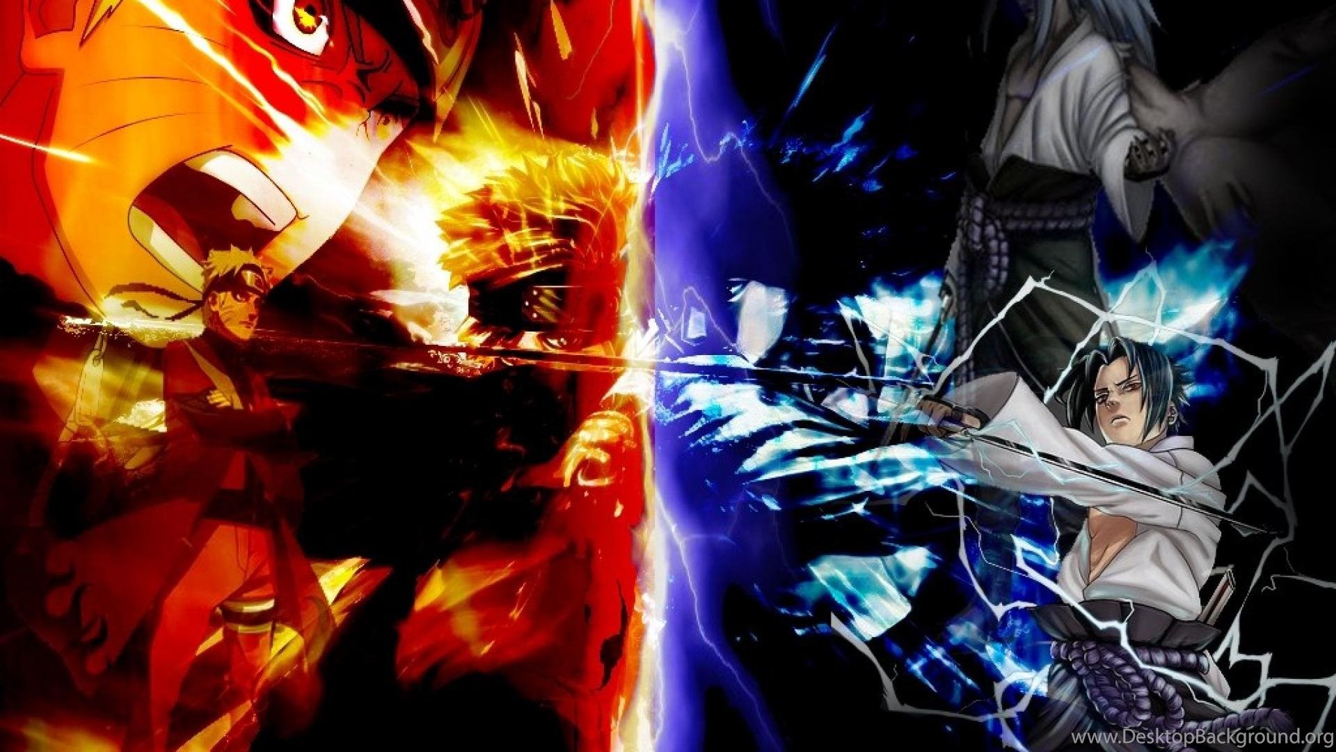 Naruto Vs Sasuke Wallpaper 4k- WallpaperUse