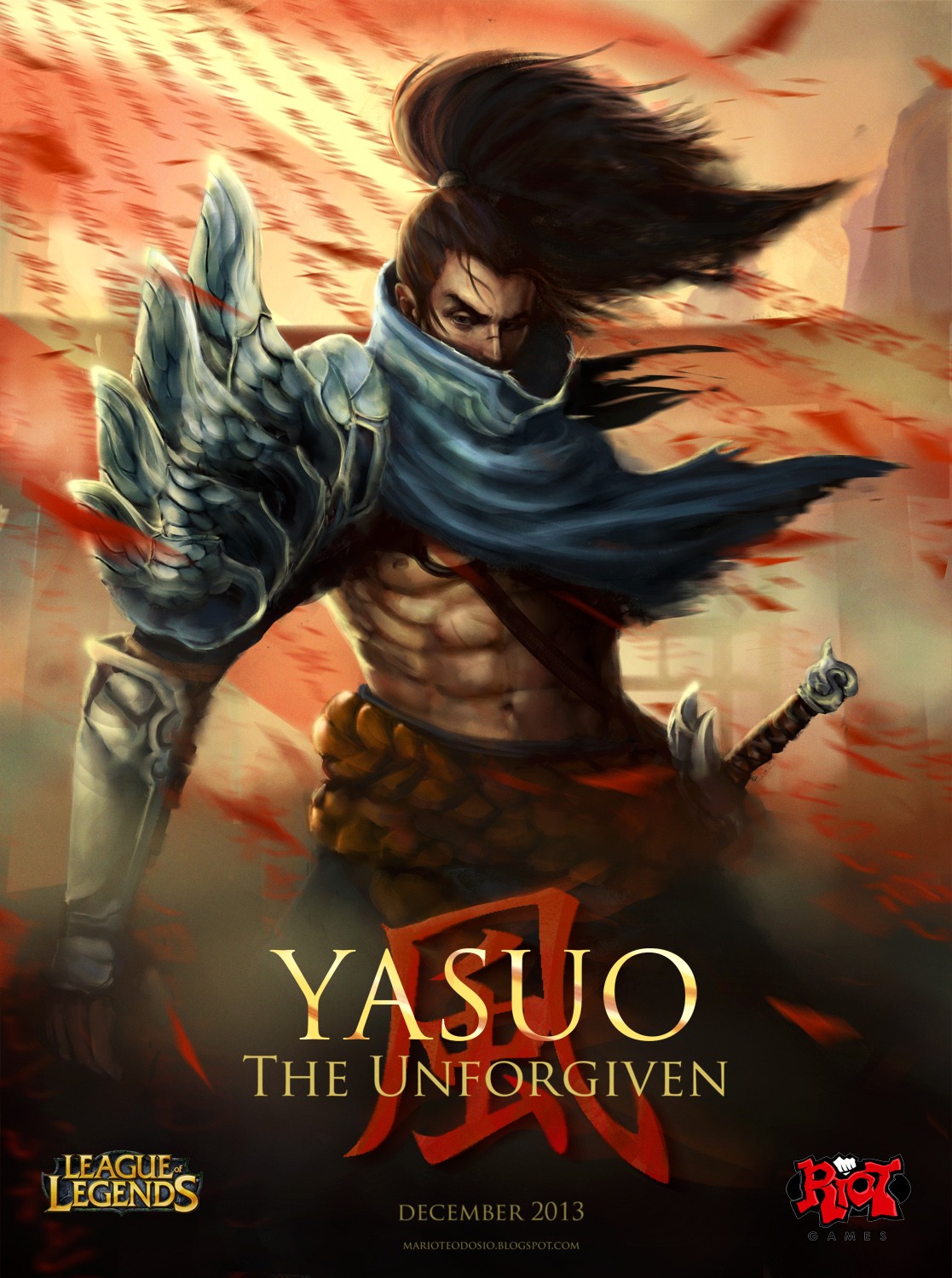 Yasuo Poster By Marioteodosio Hd Wallpaper Fan Art- WallpaperUse