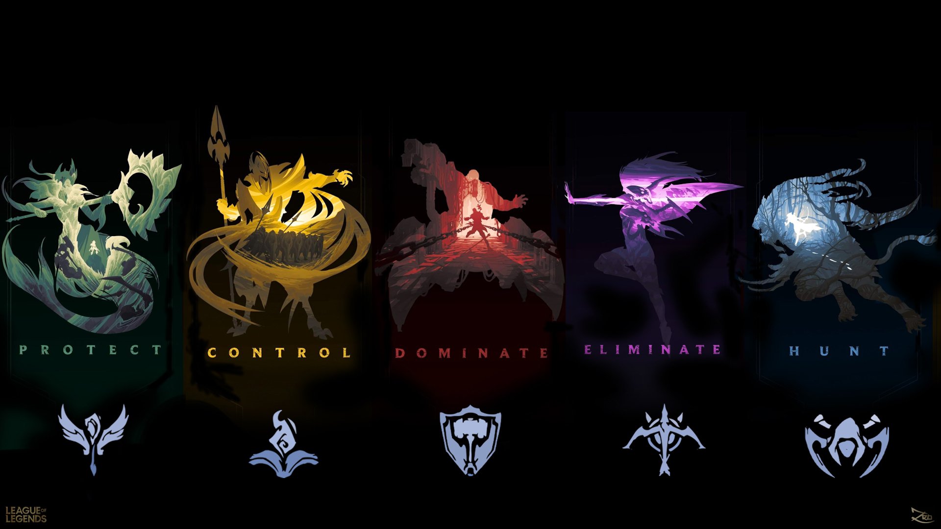 lol wallpaper,graphic design,light,purple,darkness,illustration (#38843 ...