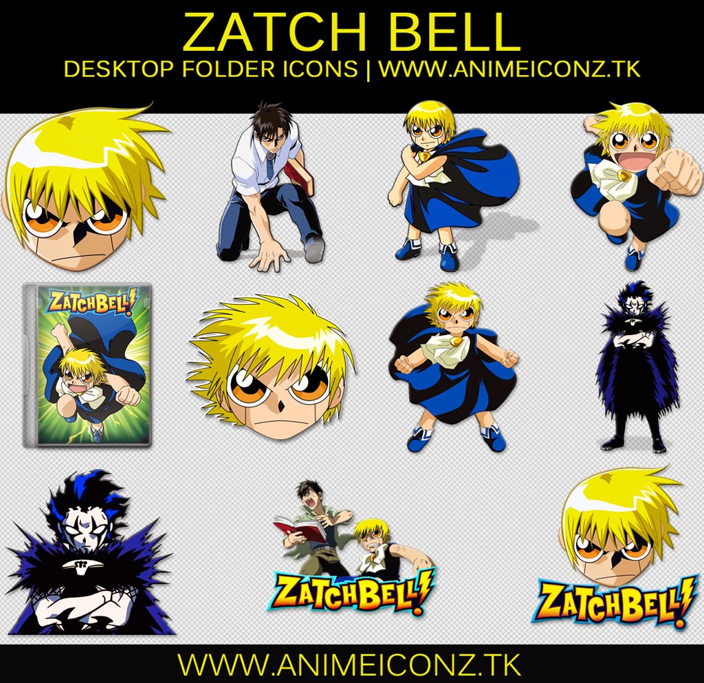 Zatch Bell Desktop Folder Icon Animeiconz - Zatch Bell- WallpaperUse
