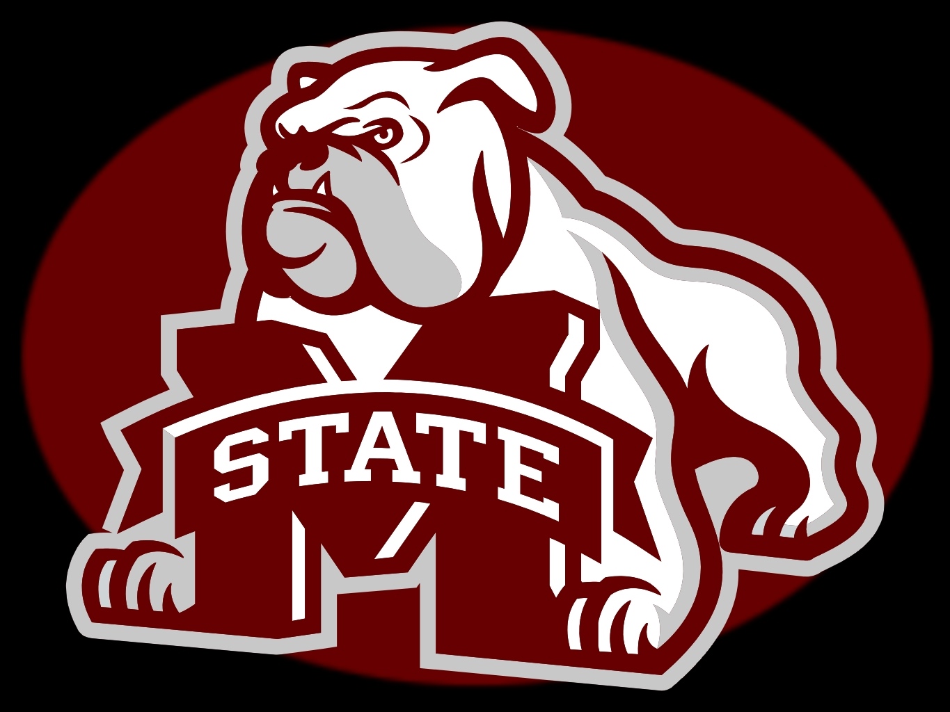 Mississippi State Bulldogs - Mississippi State Logo Svg- WallpaperUse