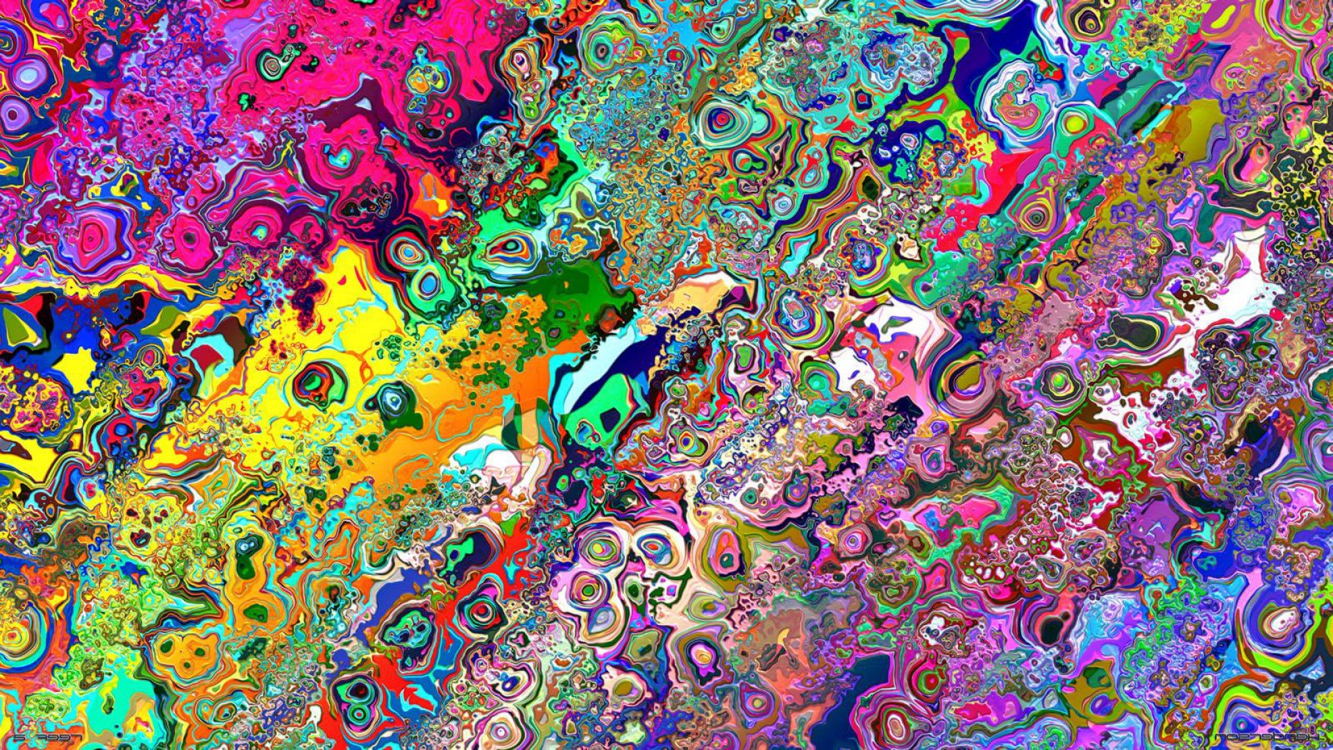 Psychedelic Wallpaper Color - Trippy Desktop Backgrounds- WallpaperUse