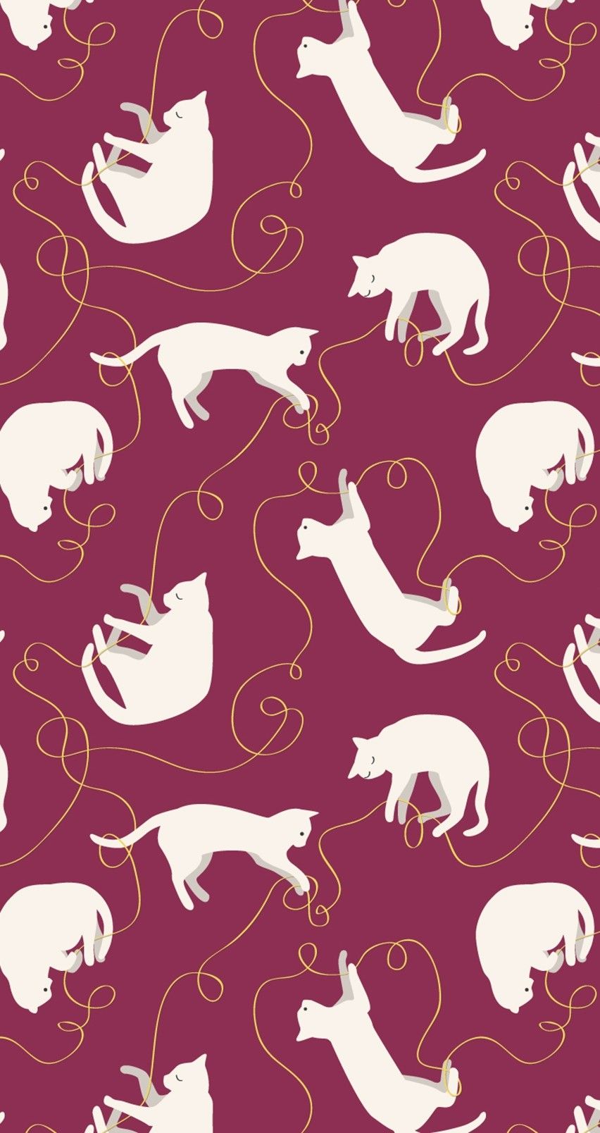 Cat Pattern Wallpaper Hd- WallpaperUse