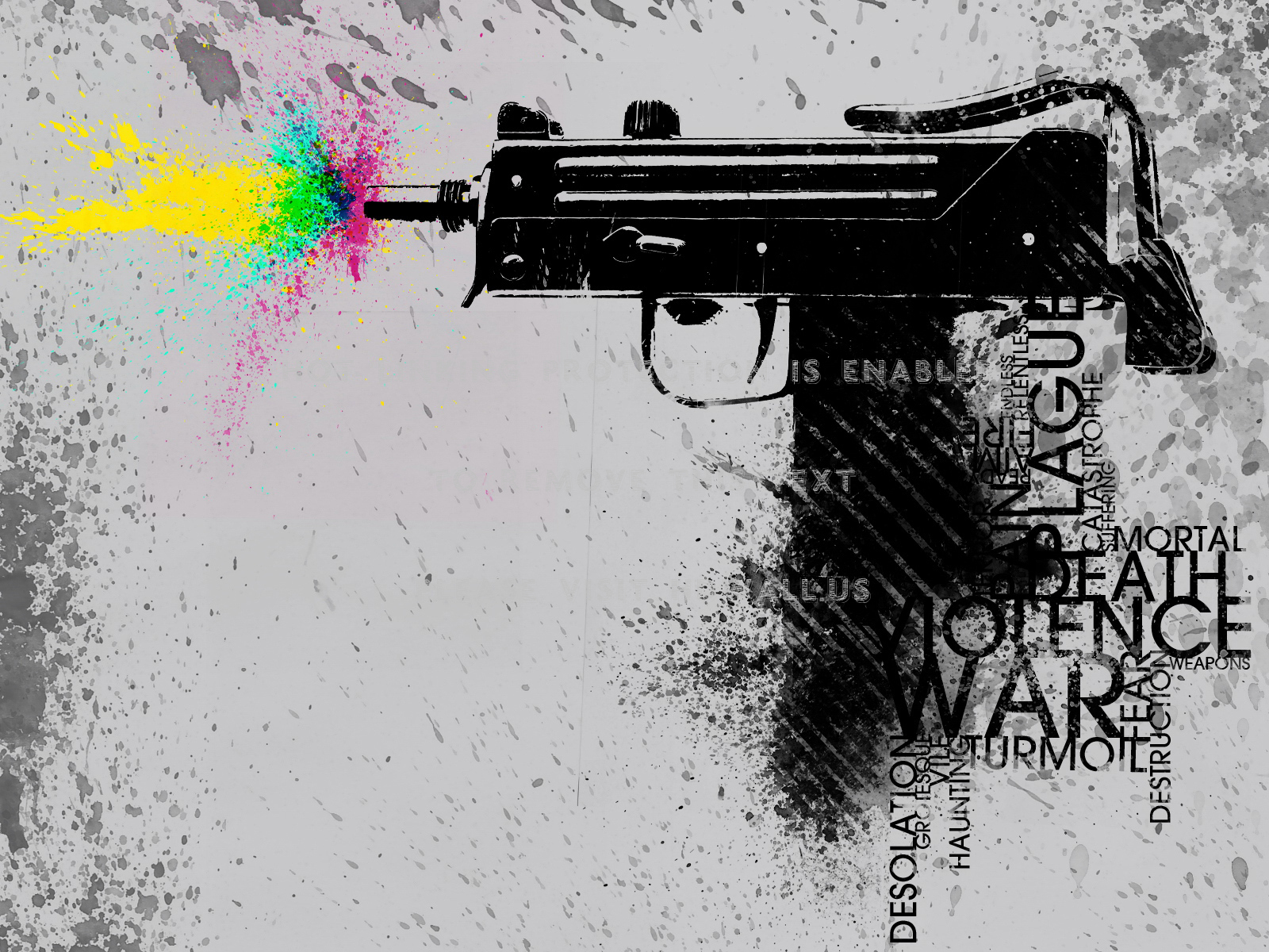 Graffiti Guns- WallpaperUse