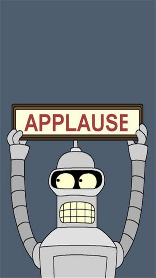 Futurama Bender Applause Hd Iphone Wallpapers Iphone - Futurama Bender ...