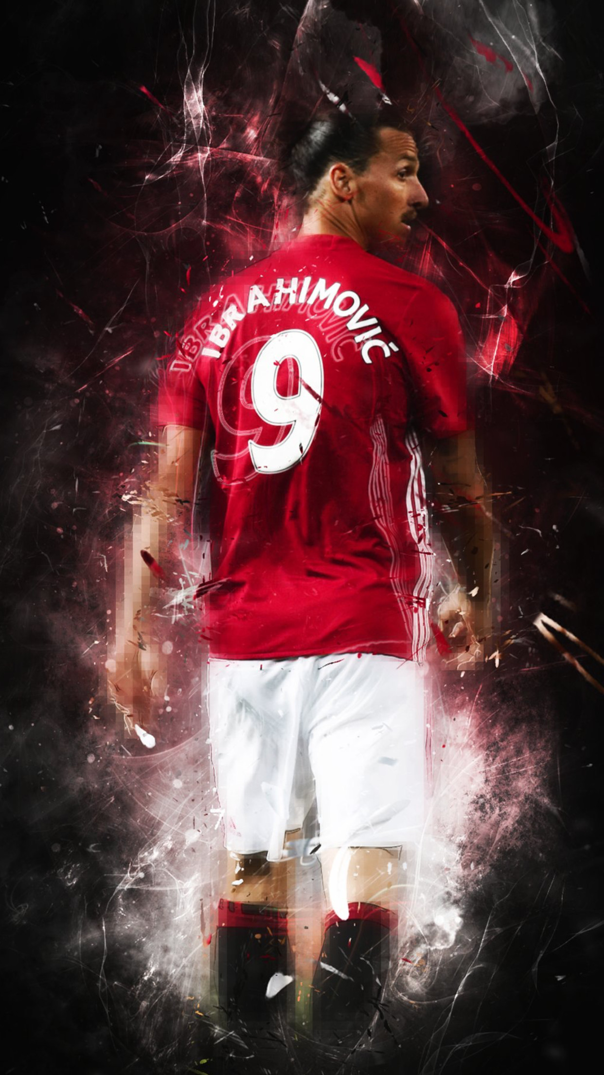 Ibrahimovic Manchester United Pl Premier League 9 Red - Ibrahimovic ...