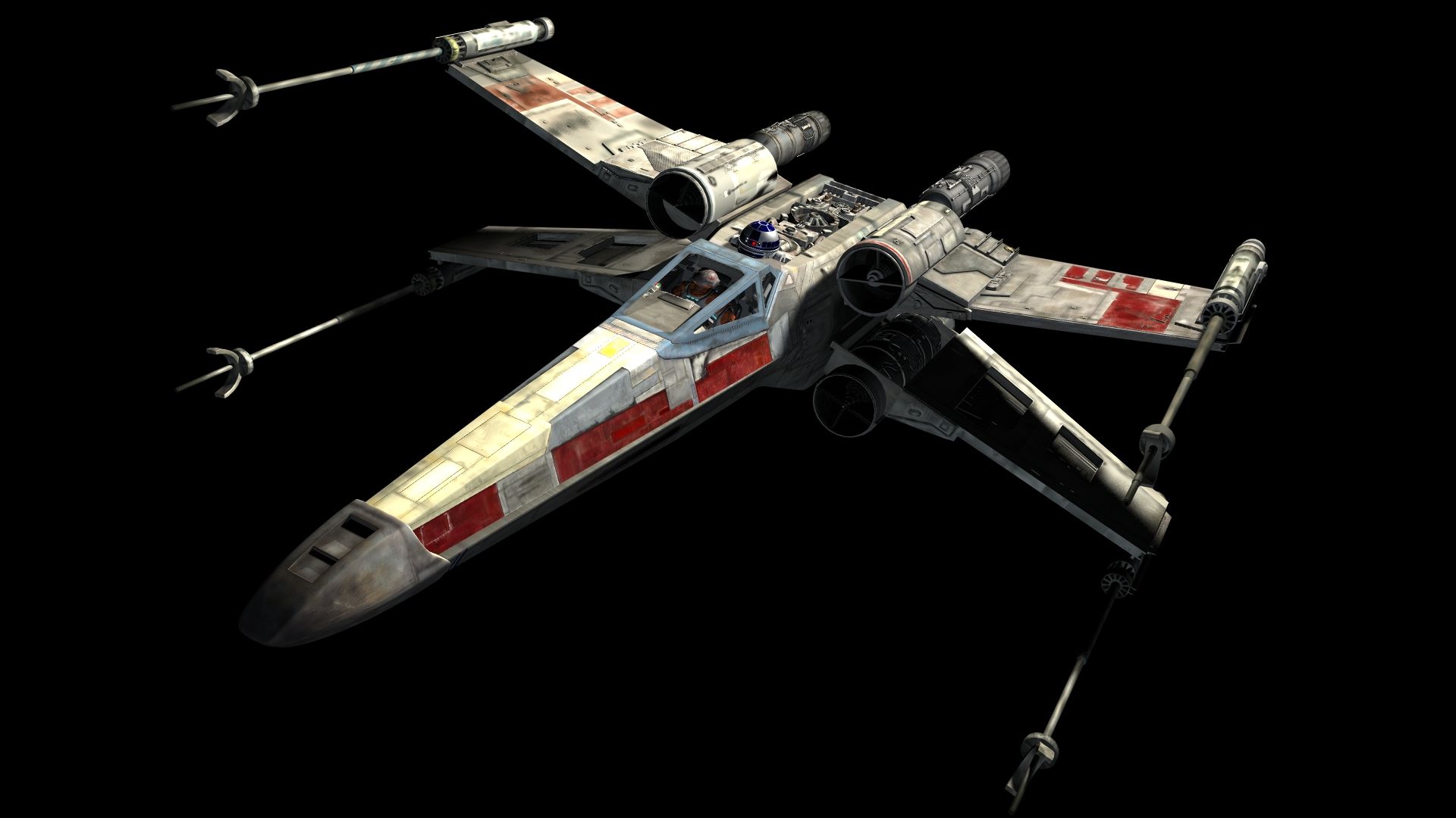 Star Wars Ships X Wing- WallpaperUse