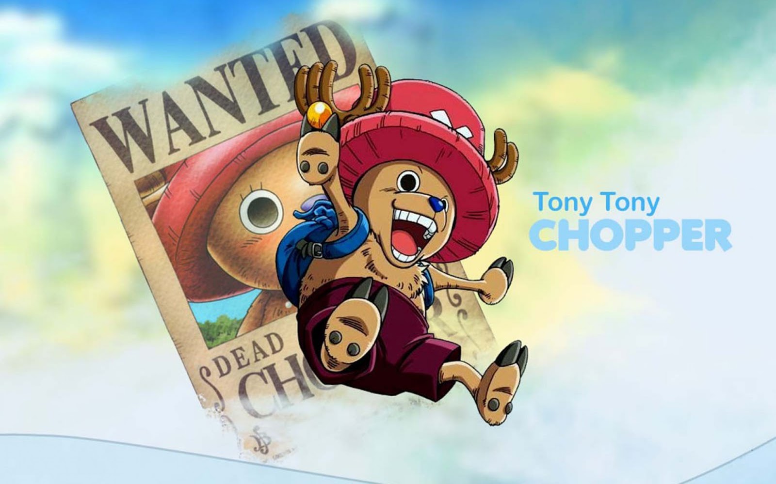 Chopper One Piece Happy- WallpaperUse