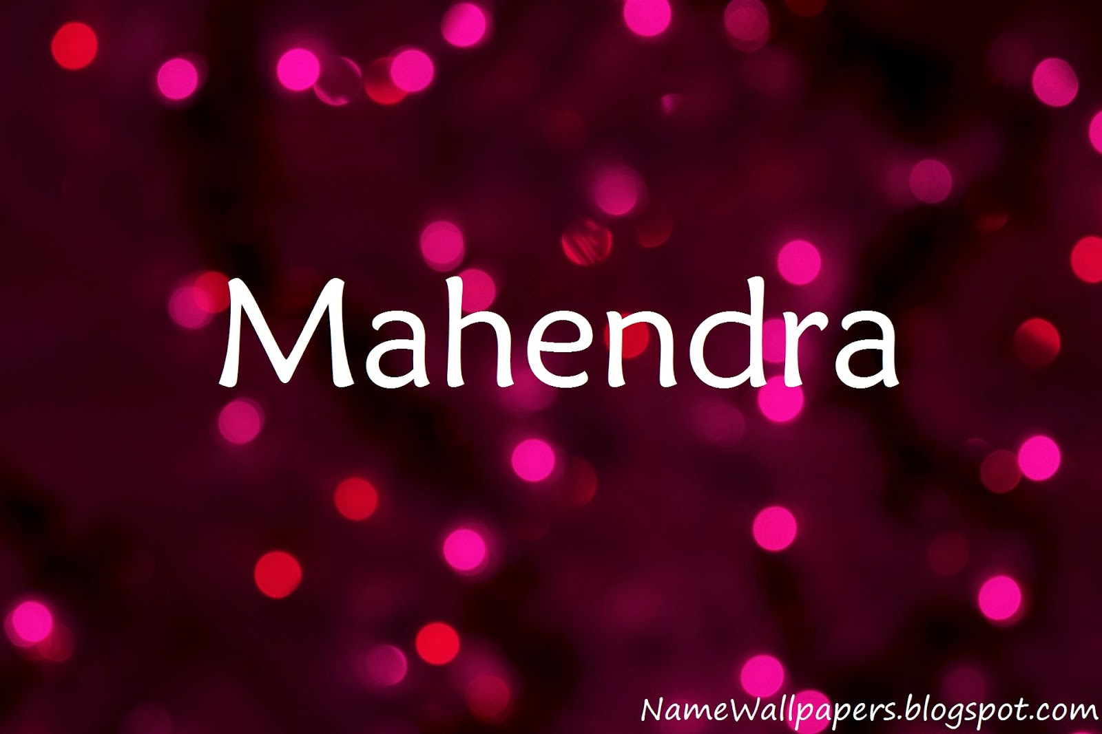 Mahendra Name- WallpaperUse