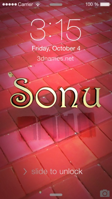 Sonu Name Love Wallpaper