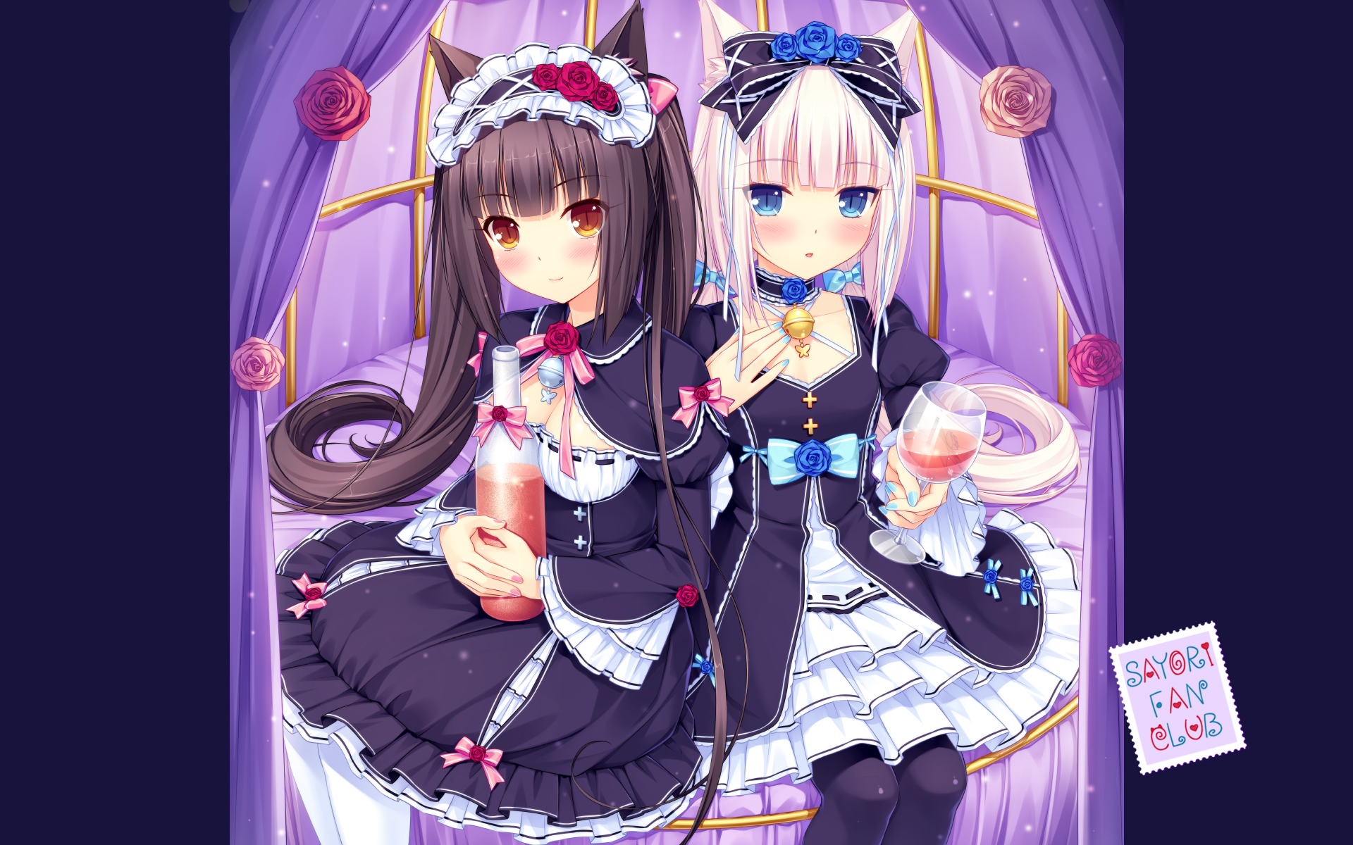808918 Title Anime Nekopara Chocola Vanilla Wallpaper - Chocola And ...
