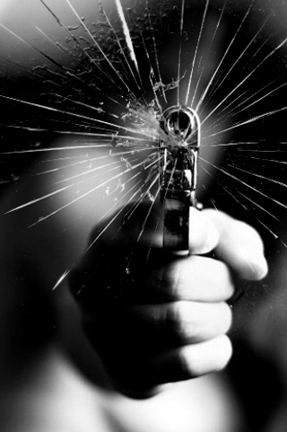 cracked screen wallpaper android,black and white,hand,water,photography ...