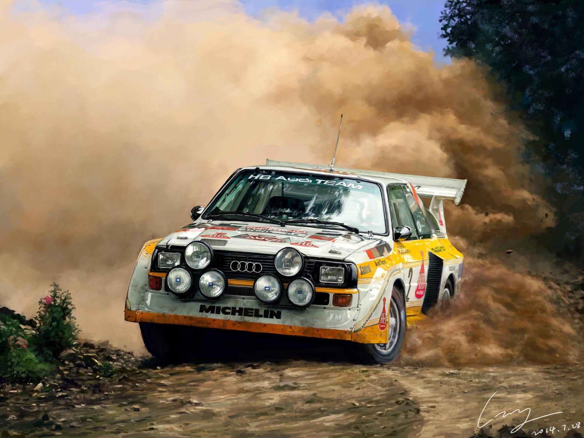 Audi Quattro Group B 1986- WallpaperUse
