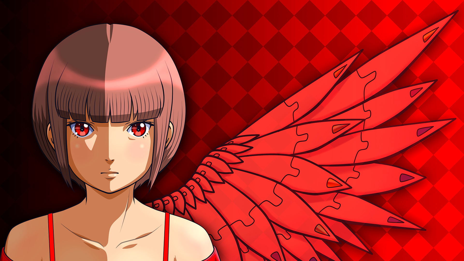 moe wallpaper,red,face,hair,cg artwork,anime (#336619) - WallpaperUse