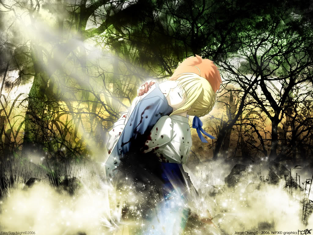 Fate Stay Night Sad- WallpaperUse
