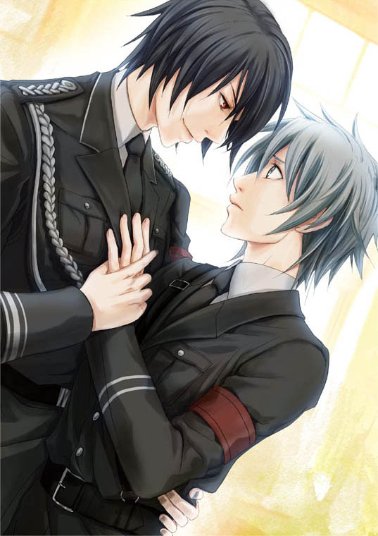 bl wallpaper,cartoon,anime,black hair,interaction,cg artwork (#337398 ...