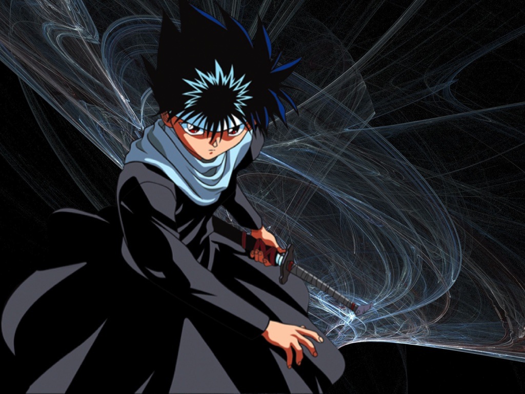 ghost fighter wallpaper,anime,cartoon,cg artwork,black hair,fictional ...