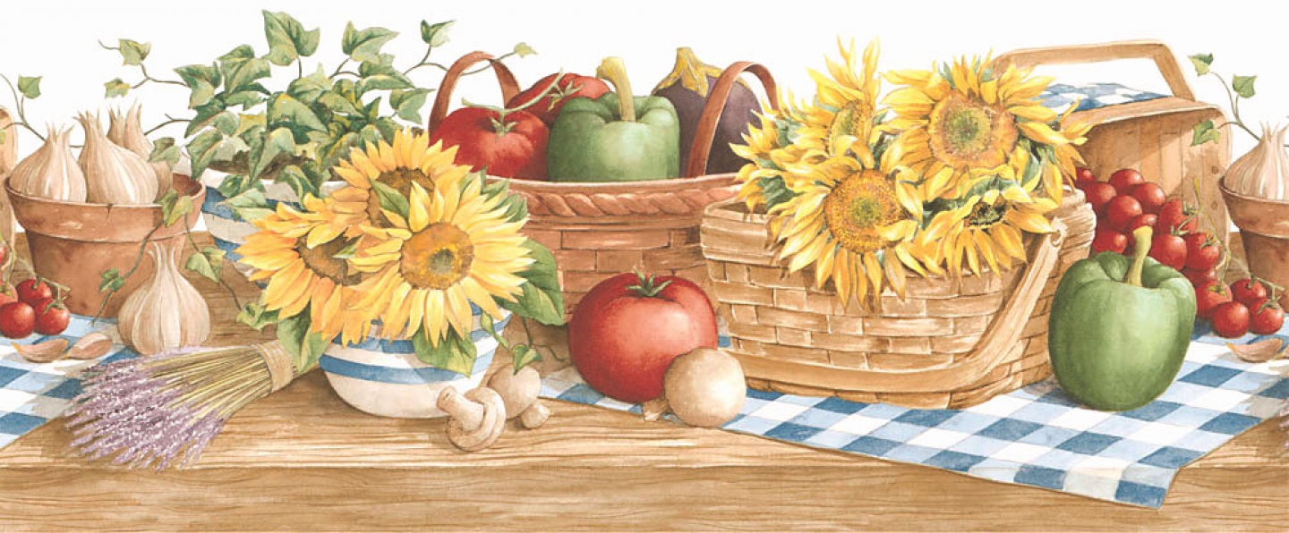 country kitchen wallpaper border,natural foods,still life,still life ...