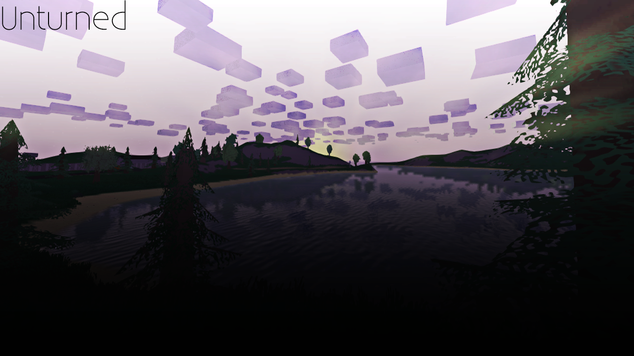 unturned wallpaper,sky,purple,violet,tree,reflection (#343573 ...