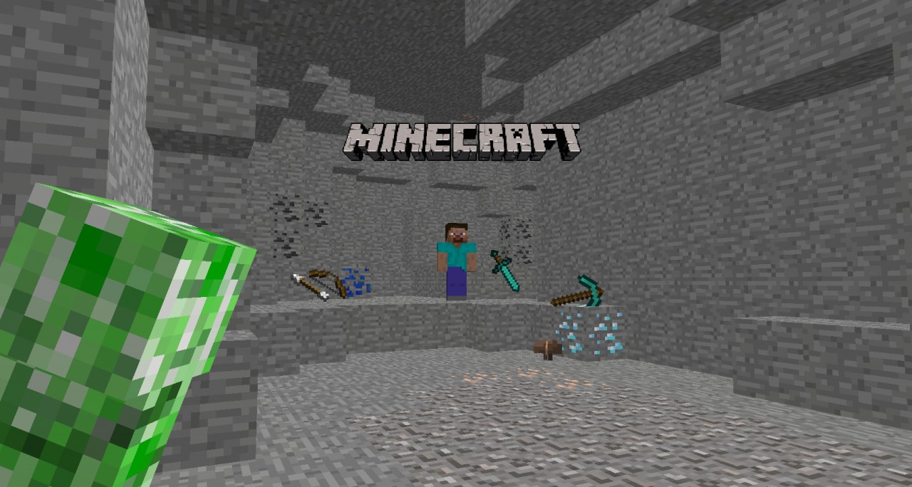 carta da parati 3d di minecraft,gioco di avventura e azione,gioco per ...