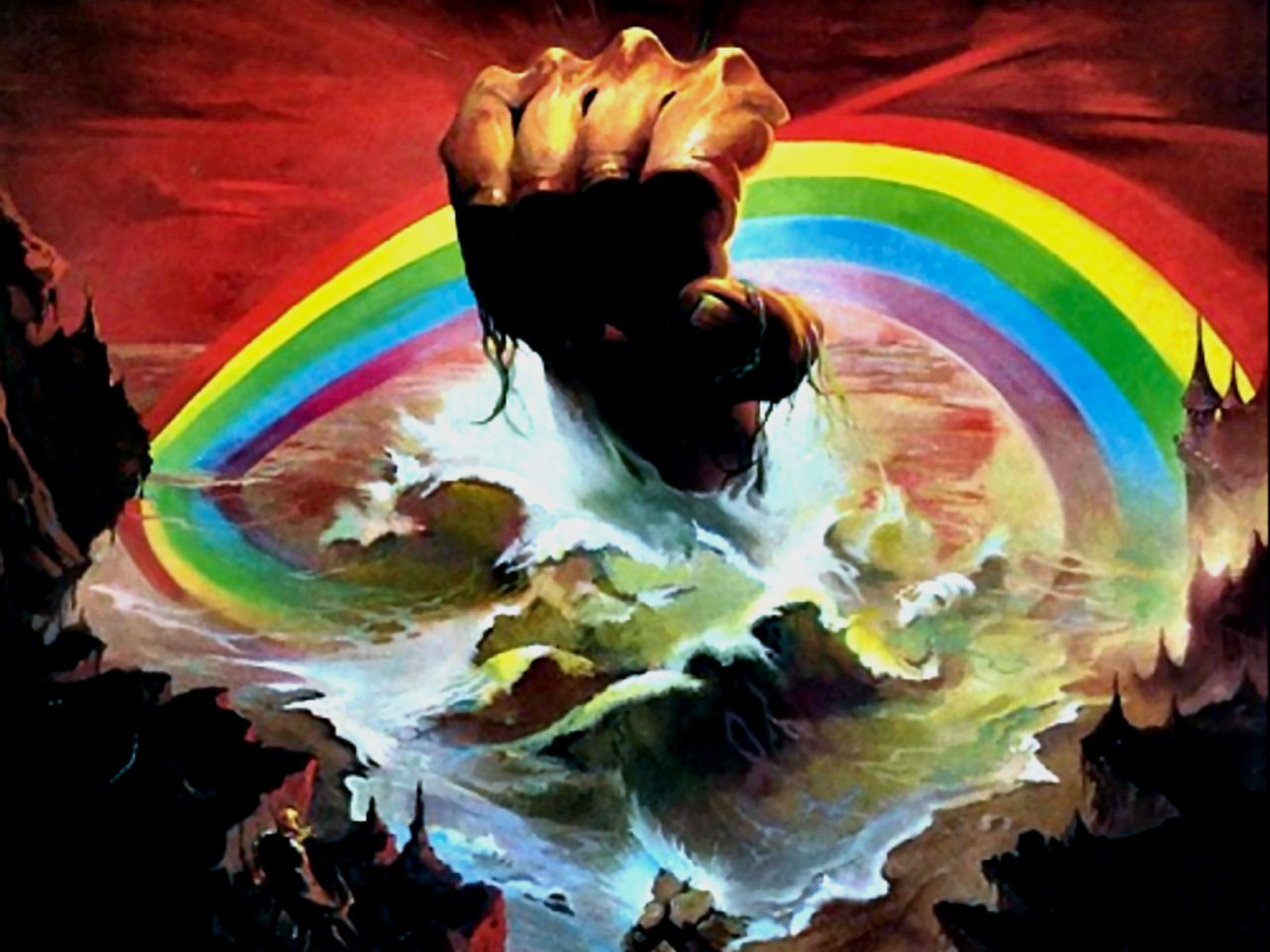 Rainbow Rising- WallpaperUse