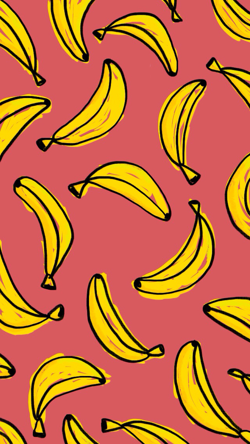 Banana Phone Background- WallpaperUse
