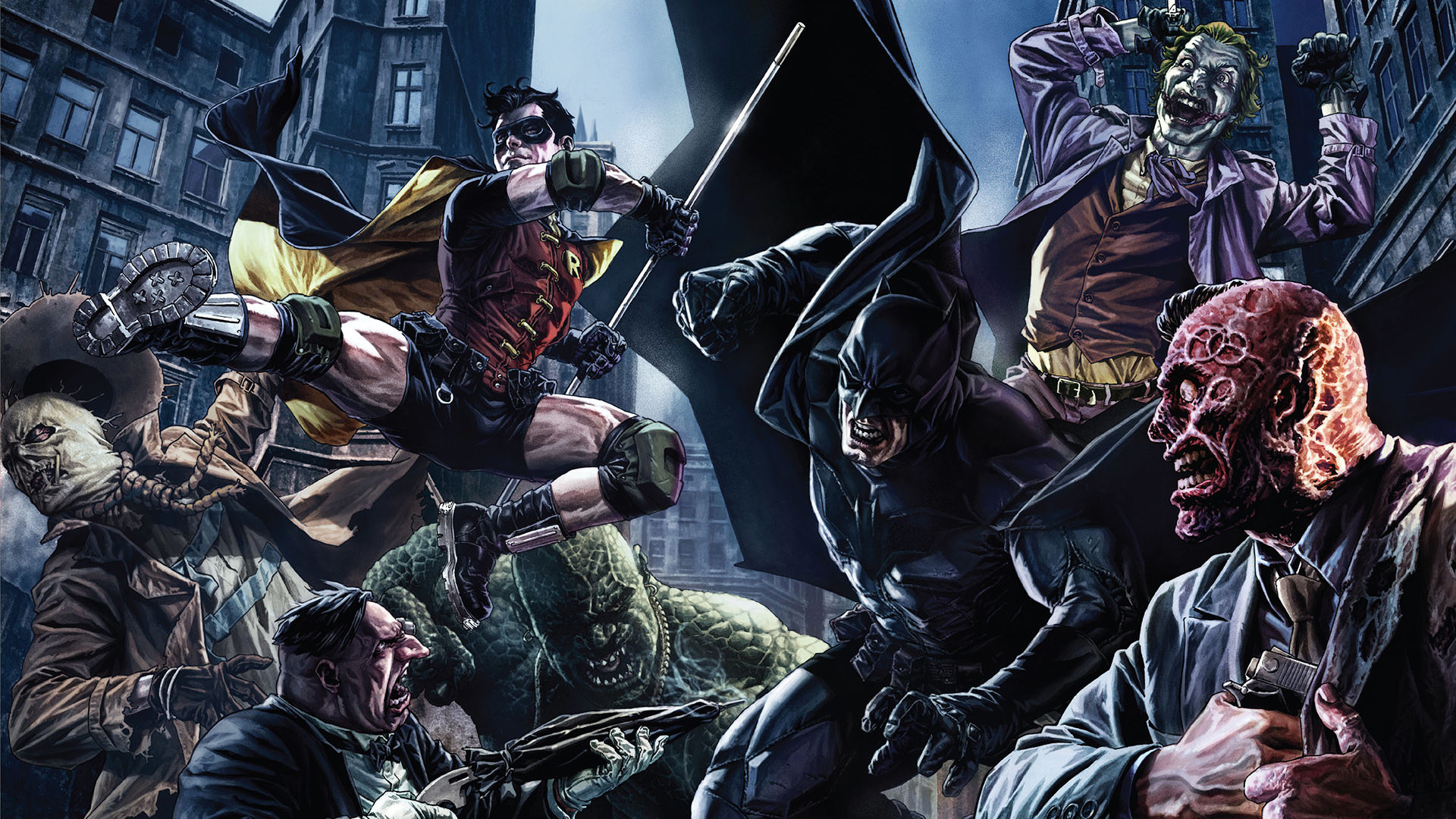 64 Batman Villains Wallpapers On Wallpaperplay - Lee Bermejo All Star ...