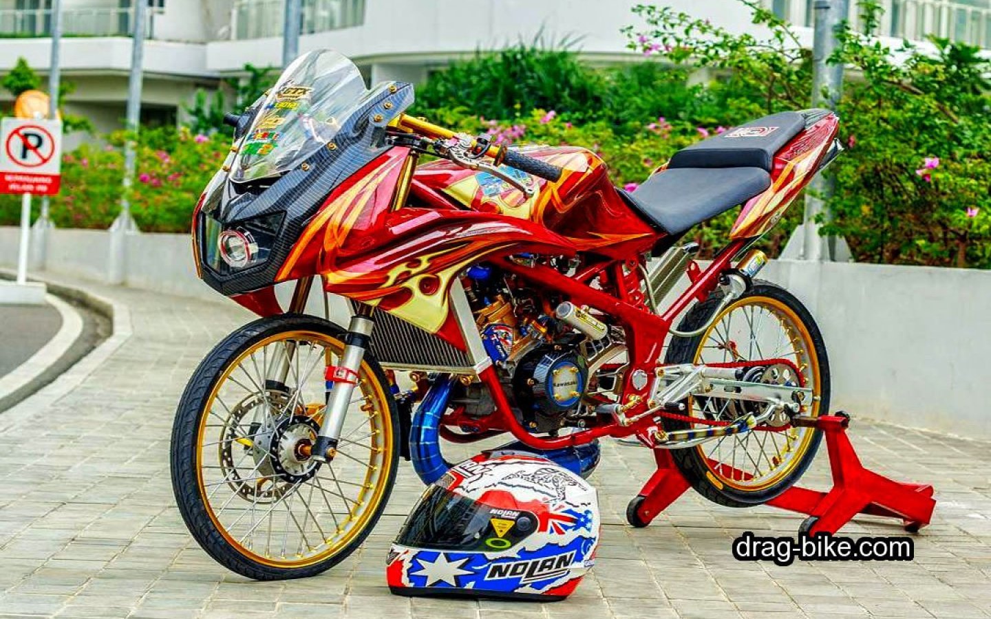 50 Gambar Modifikasi Ninja R Drag Tailook Terbaru Gahar - Modifikasi ...