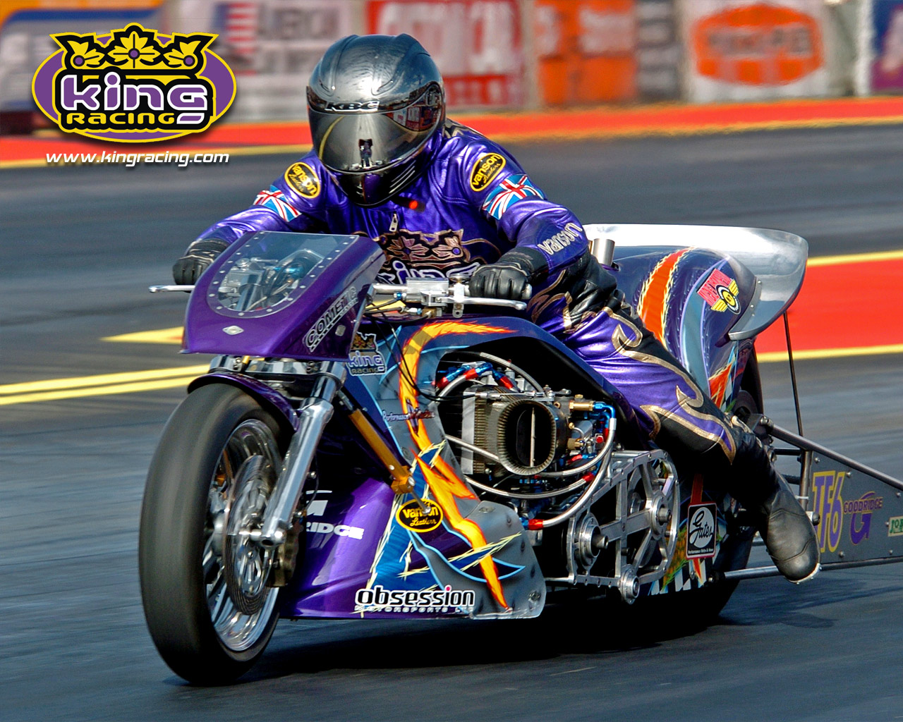 445036 Title Sports Drag Racing Wallpaper - Ian King 2000 Drag Bike ...
