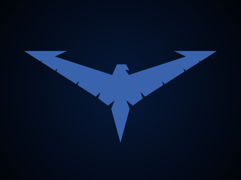 nightwing logo wallpaper,blue,wing,logo,symmetry,airplane (#357792 ...