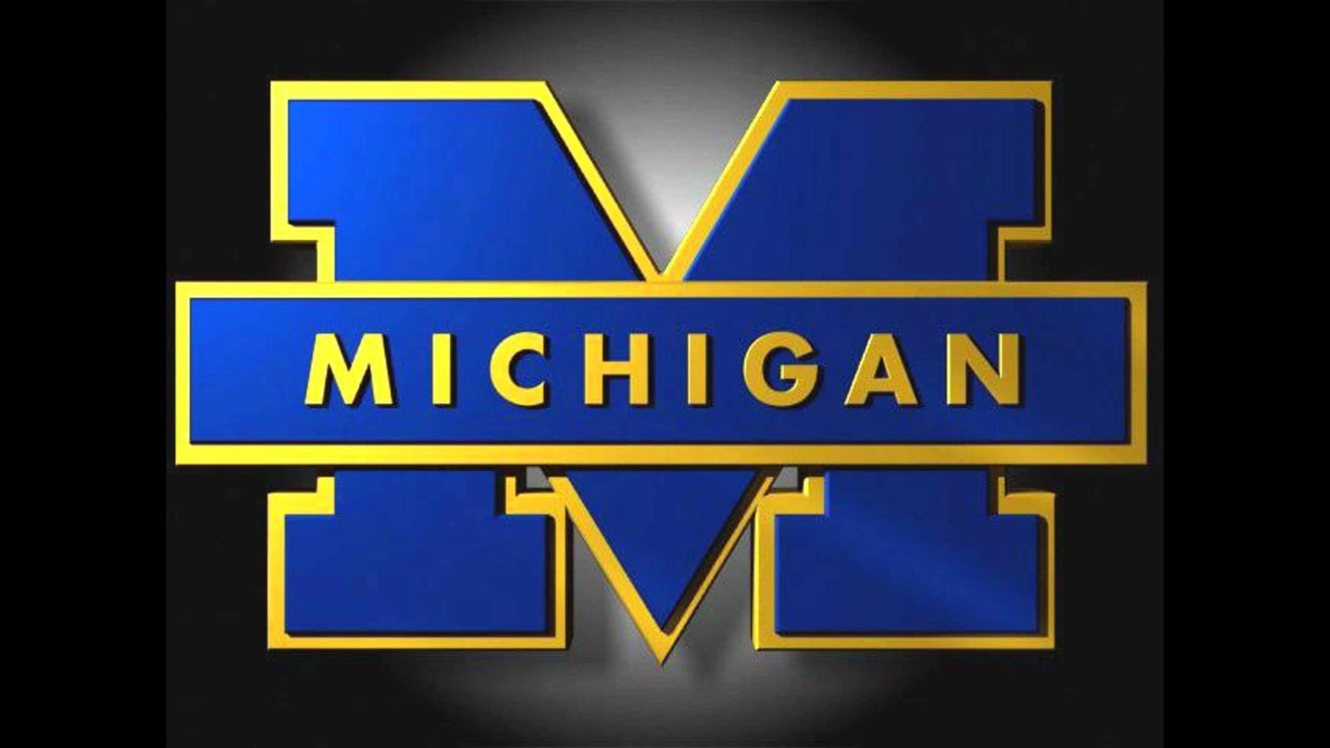 michigan wolverines wallpaper,text,font,logo,electric blue,yellow ...