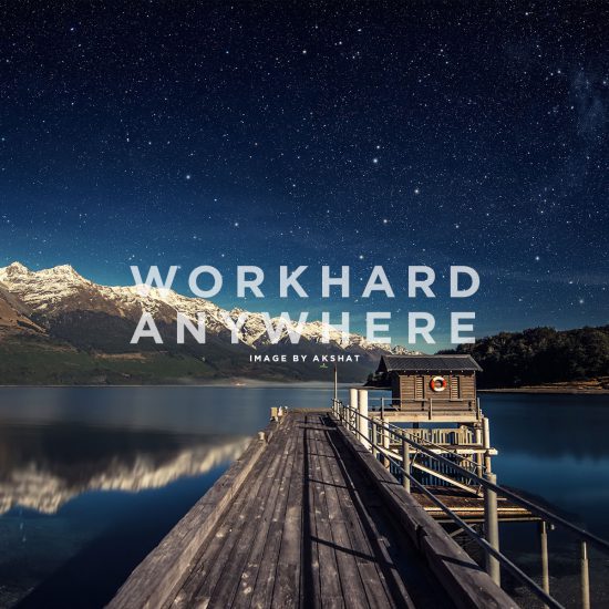 Work Hard Anywhere- WallpaperUse