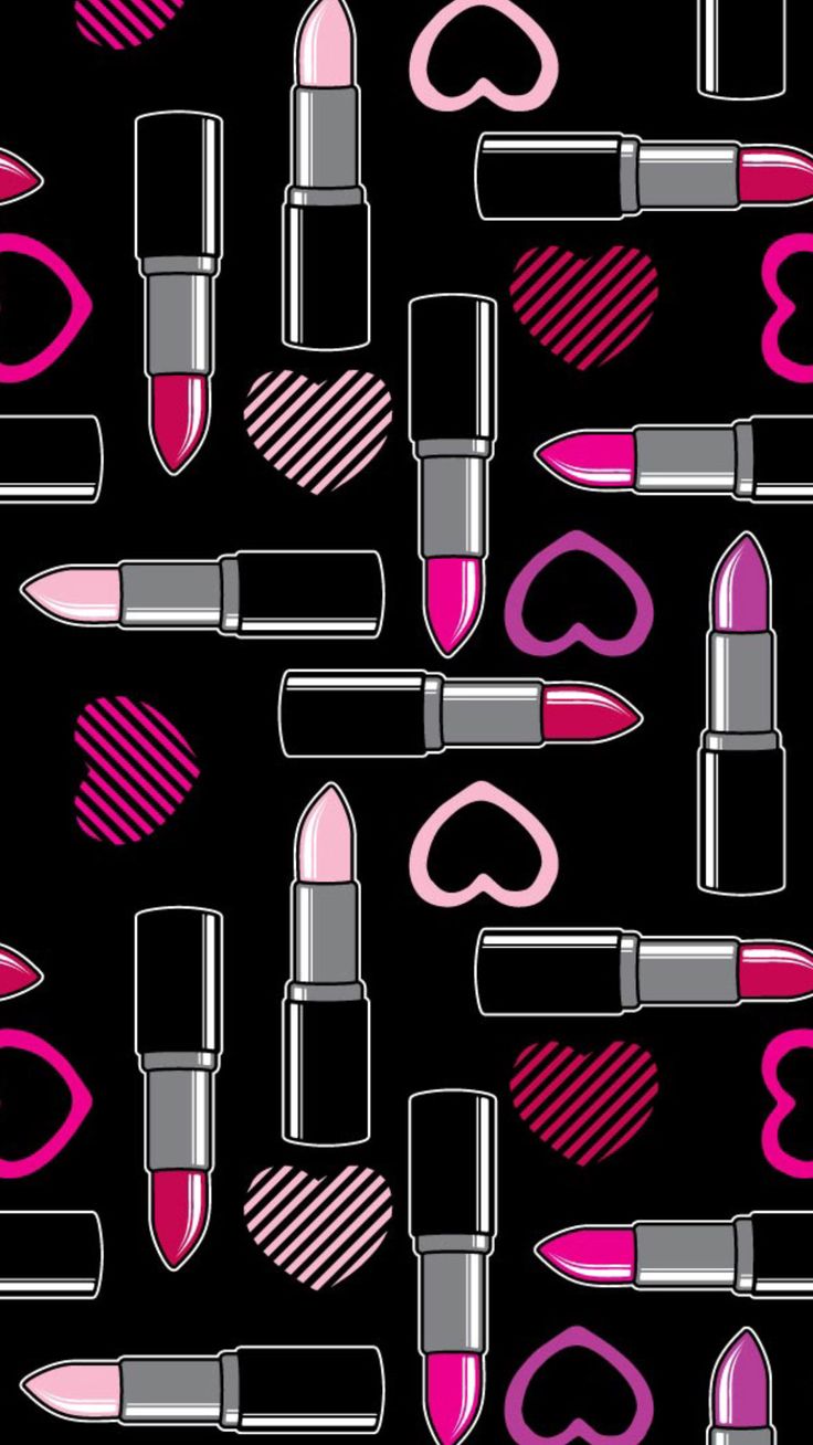 makeup wallpaper iphone,pink,cosmetics,lipstick,purple,violet (#363453 ...