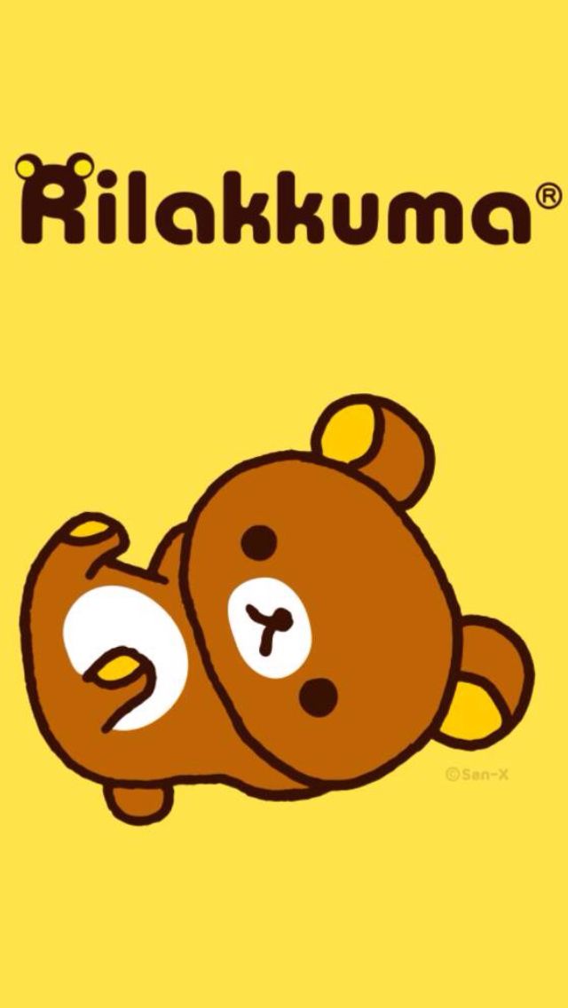rilakkuma wallpaper hd,cartoon,text,yellow,font,snout (#366329 ...