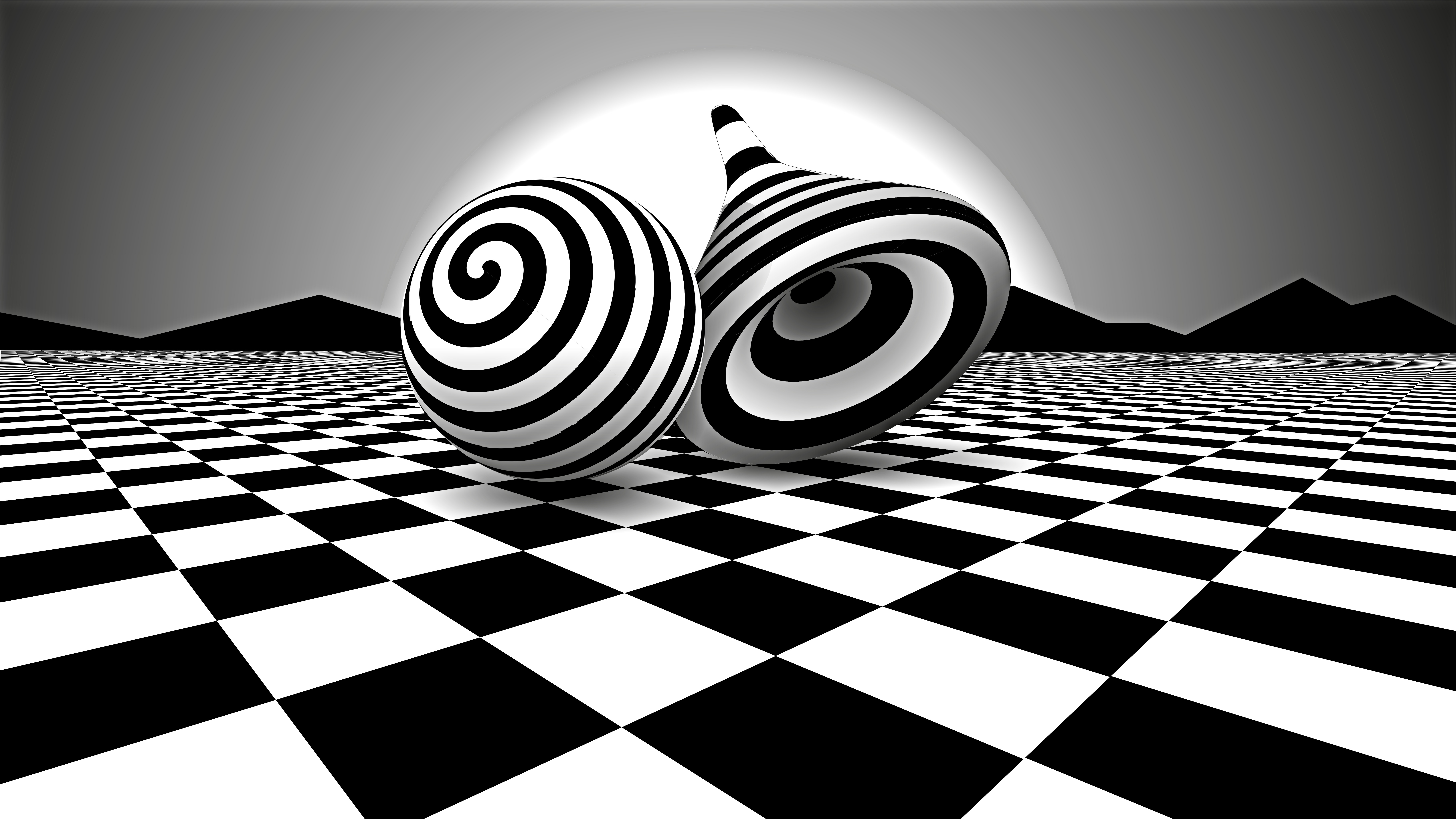Optical Illusion 4k 3d- WallpaperUse