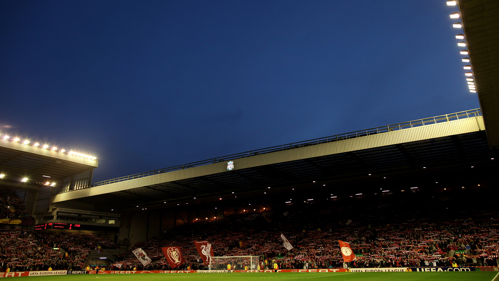 anfield wallpaper hd,sport venue,stadium,sky,night,soccer specific ...