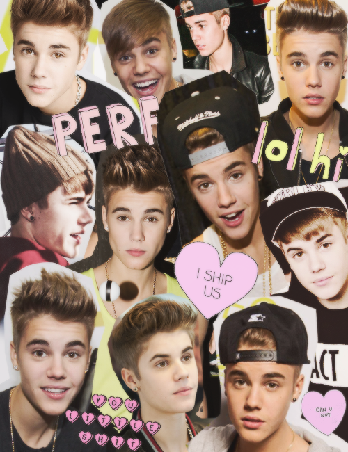 Justin Bieber Collage Tumblr