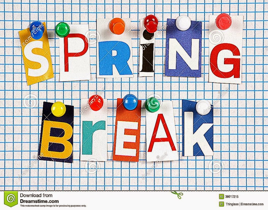 Spring Break Words - Have A Good Spring Break- WallpaperUse
