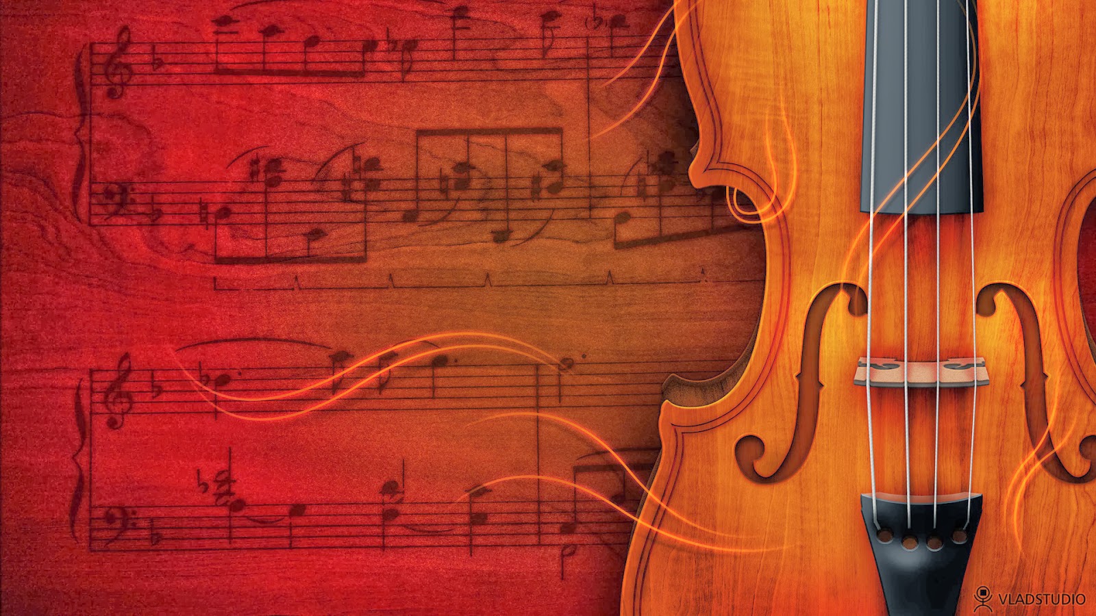 Background Hd Violin- WallpaperUse