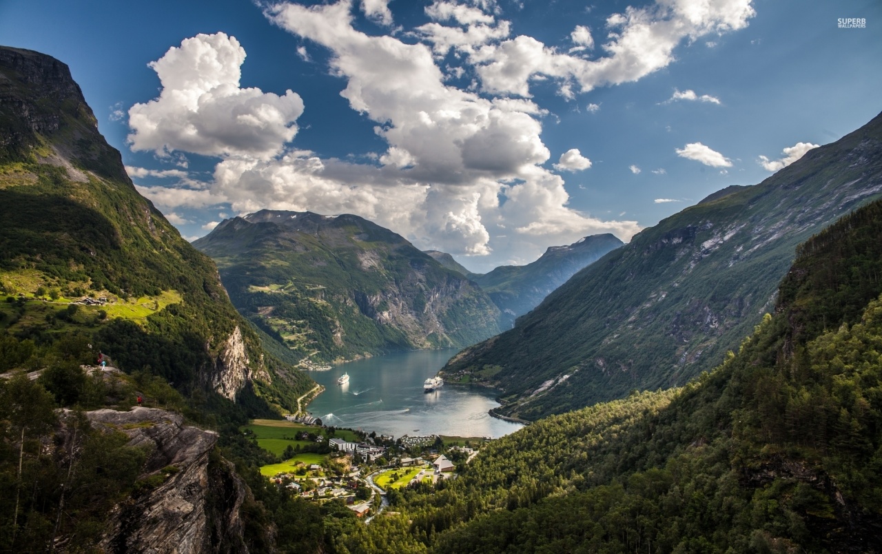 Nice Geiranger Fjord Norway Wallpapers- WallpaperUse