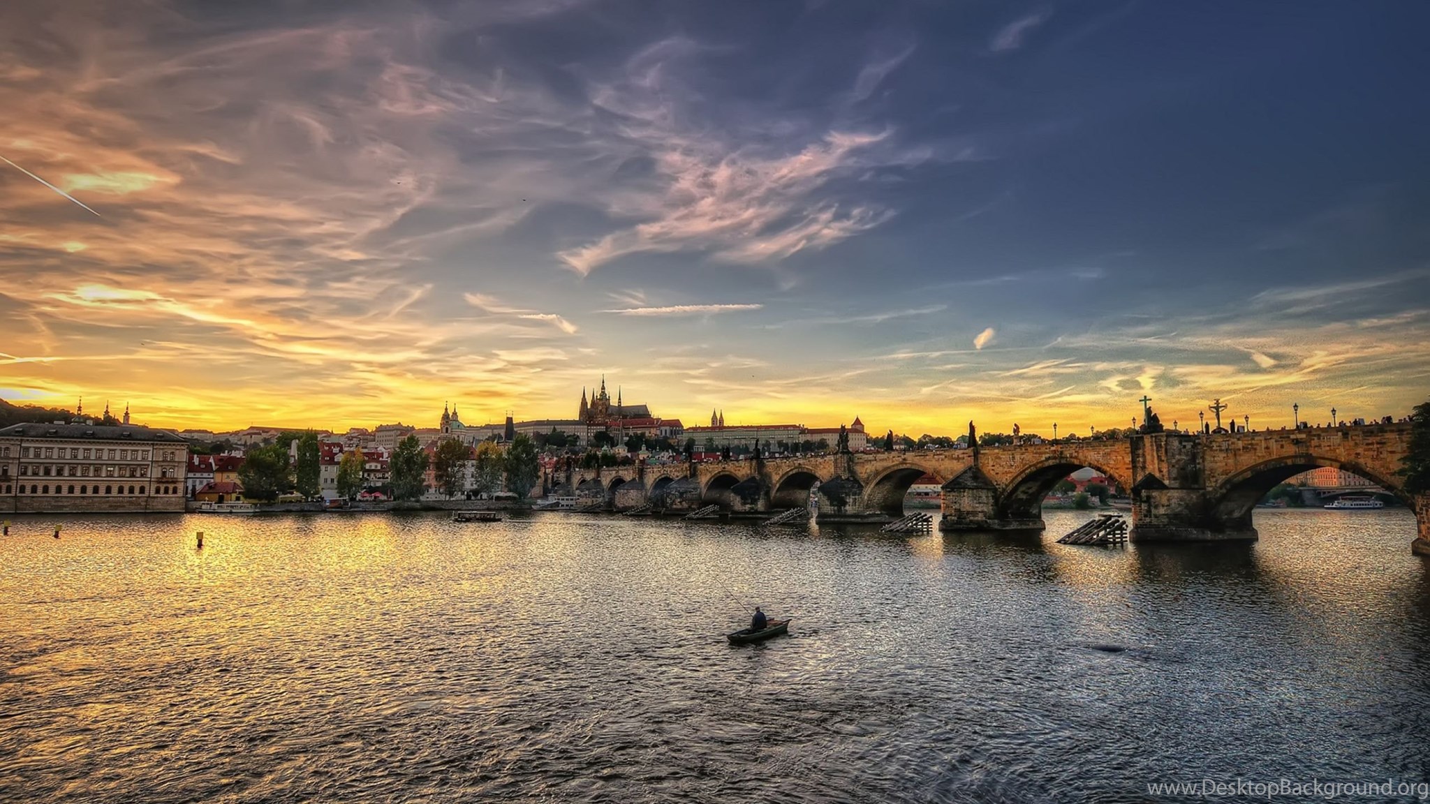 prague hd wallpaper,sky,water,nature,river,cloud (#394573) - WallpaperUse