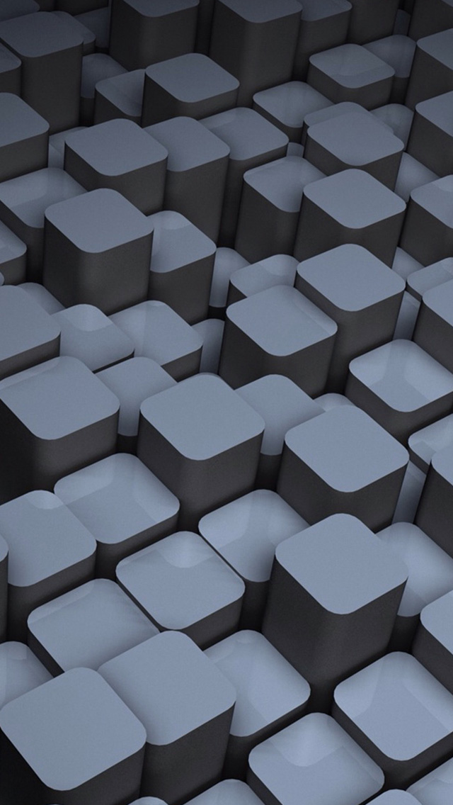 3d Cube Iphone 5s Wallpaper - Iphone Wallpaper Colored Cubes- WallpaperUse