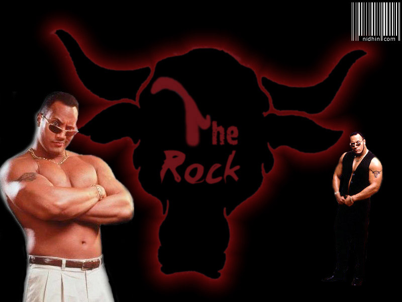 Wwethe Rock Photos - Wwf The Rock Logo- WallpaperUse