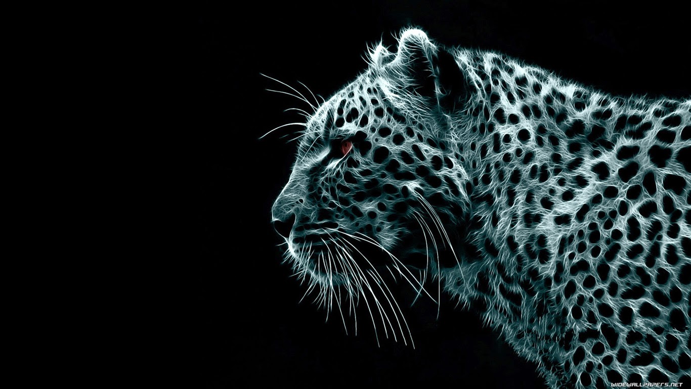 Tiger Desktop Wallpaper - Snow Leopard At Night- WallpaperUse