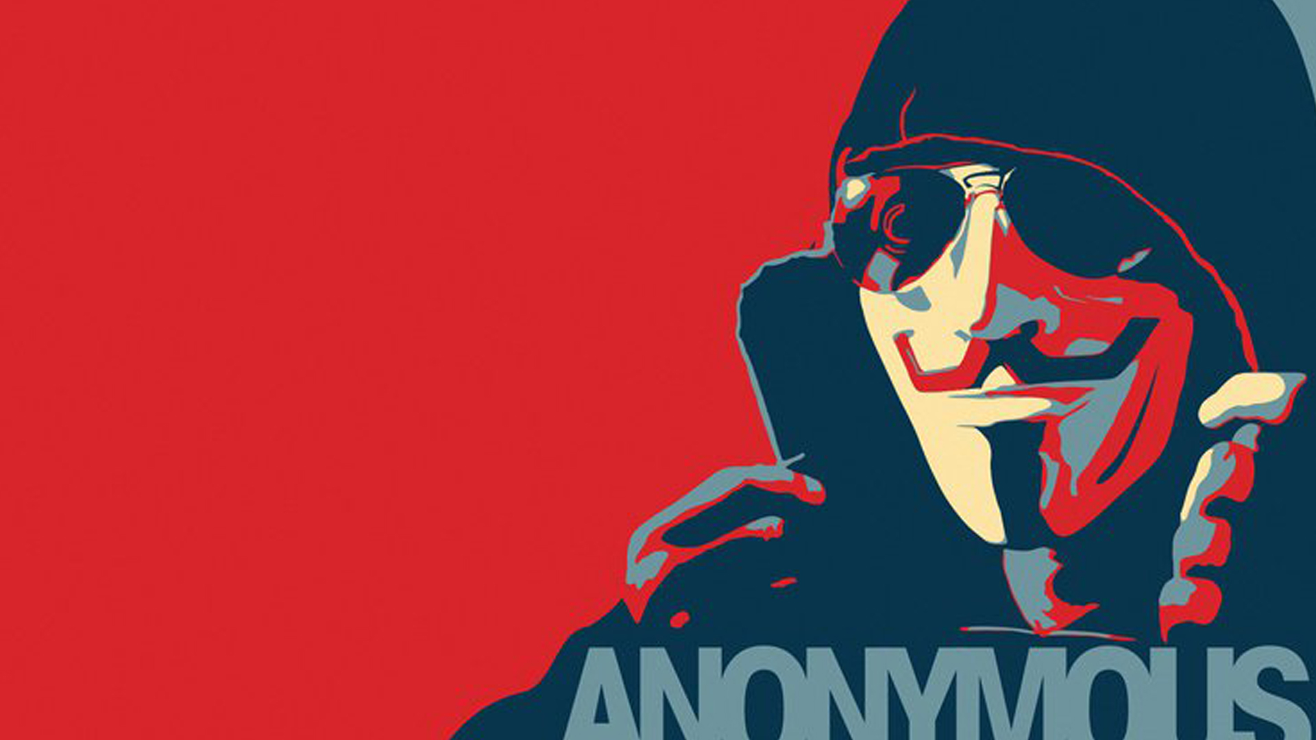 Anonymous Wallpaper Red- WallpaperUse