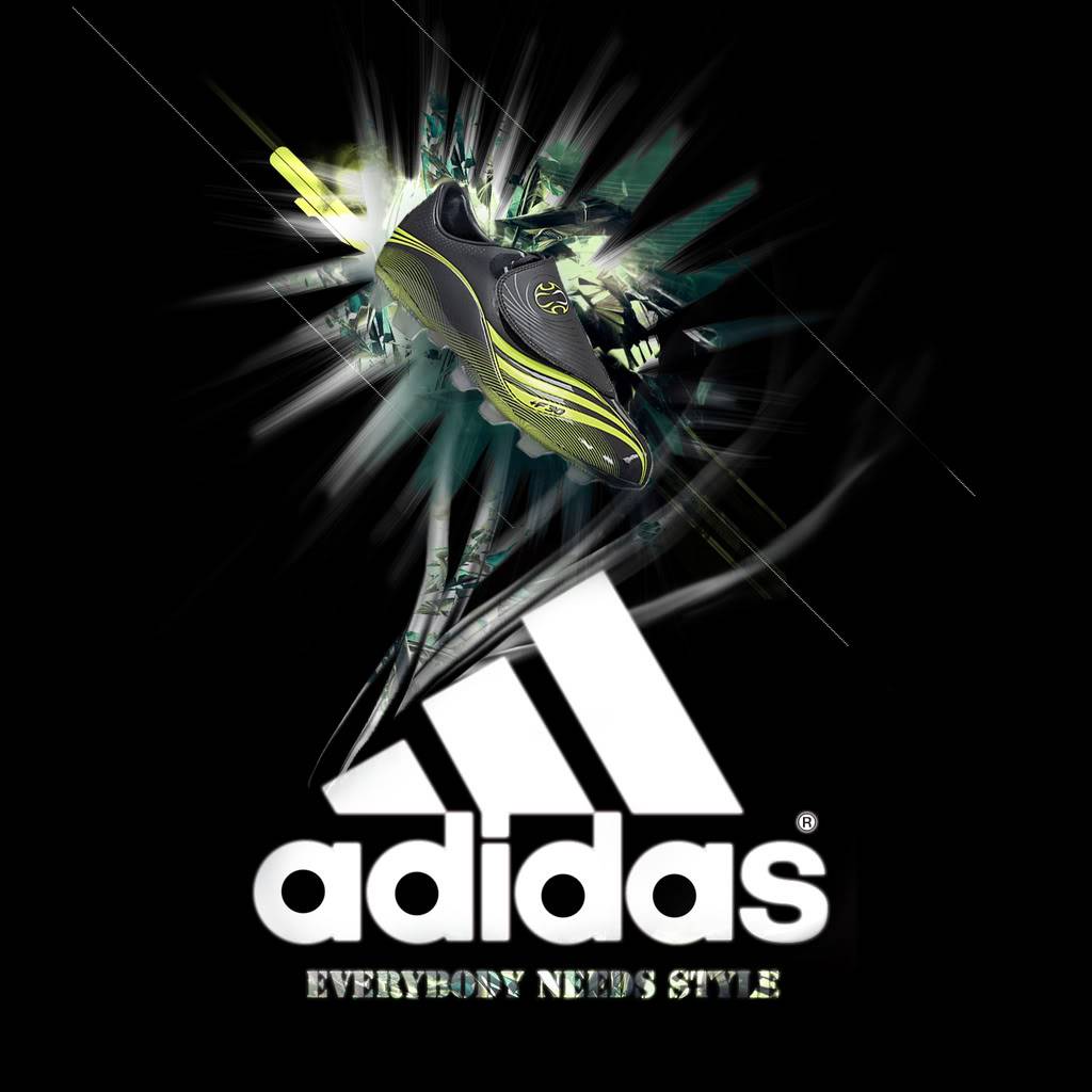 Super Cool Shoes Adidas Wallpaper - Blue Adidas Soccer Ball- WallpaperUse