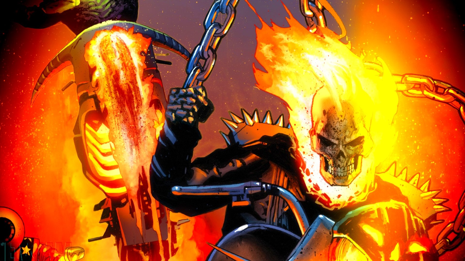 Fire Ghost Scary Halloween Ghost Wallpaper Hd Download - Pc Game ...