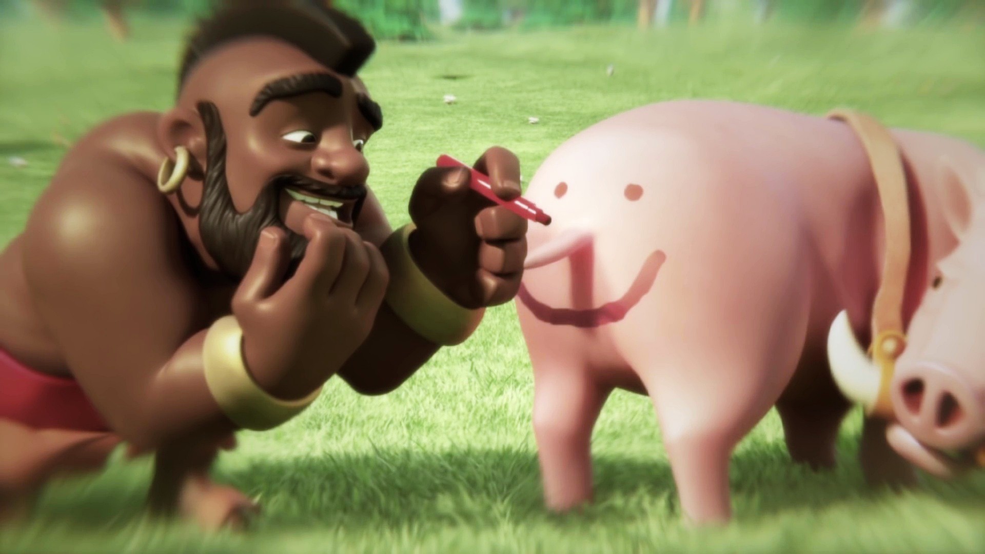Clash Of Clans Best Friends 2016 Wallpaper - Hog Rider Wallpaper Hd ...